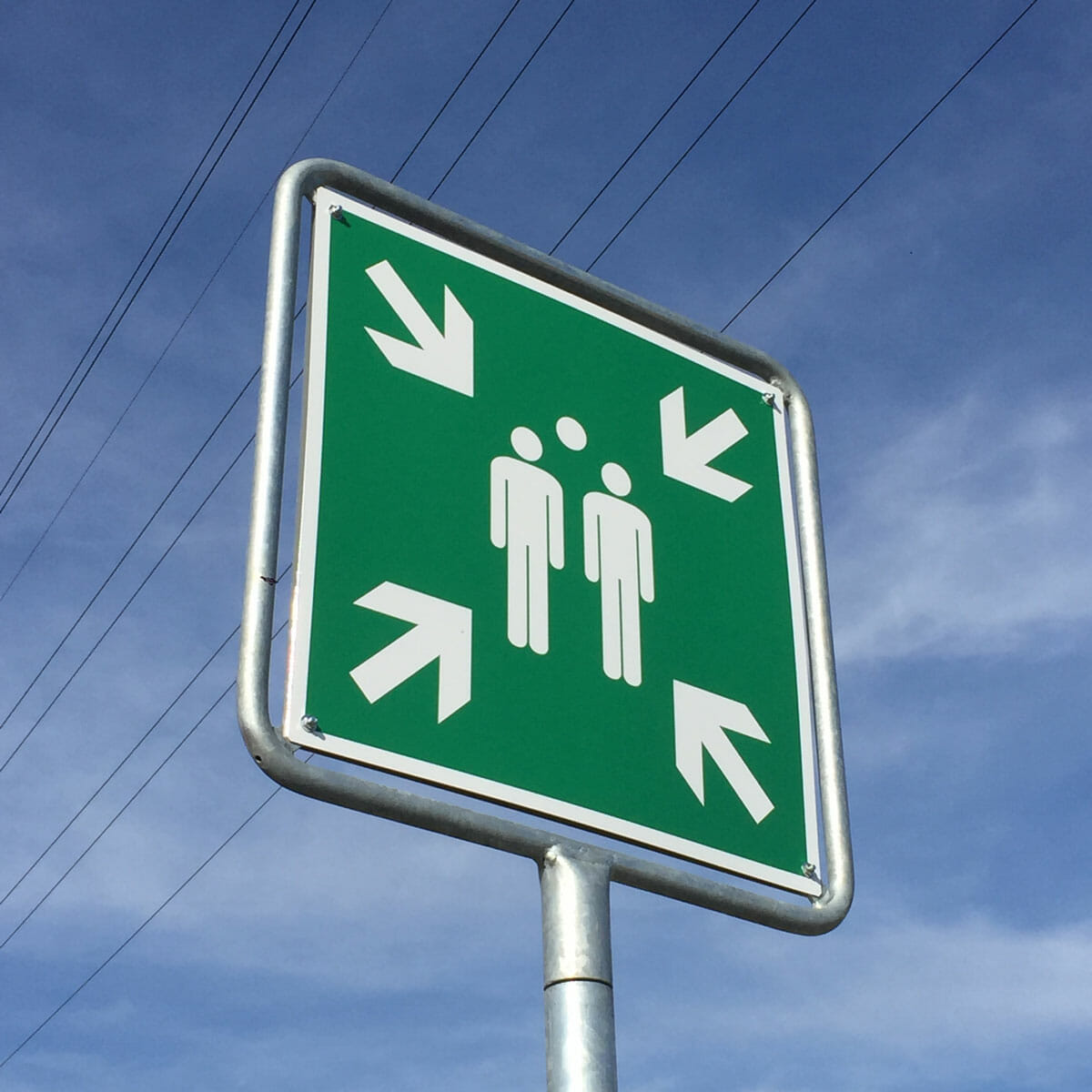 Sammelstelle Set mit Rohrrahmen - Hauser Feuerschutz AG